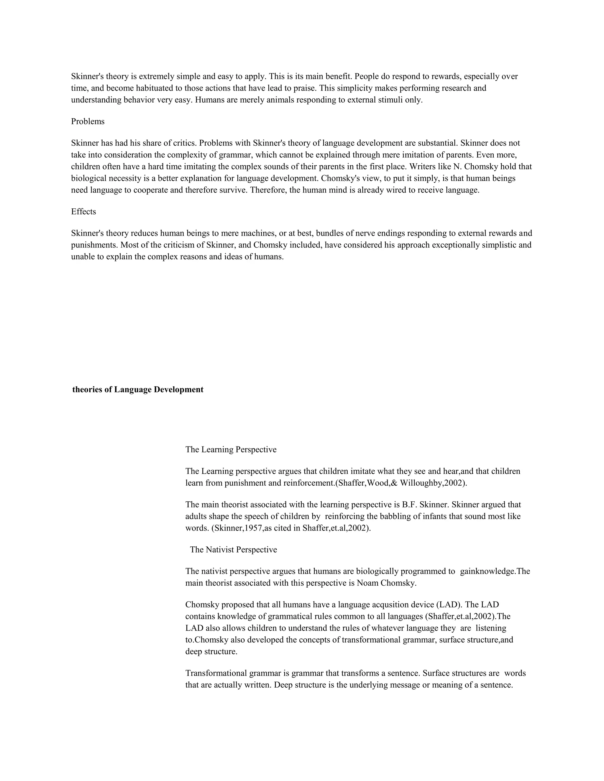 theory of languange | DOCX