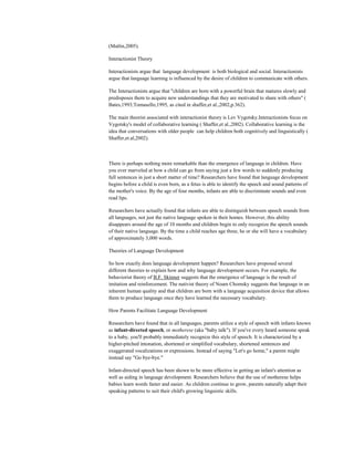 theory of languange | DOCX
