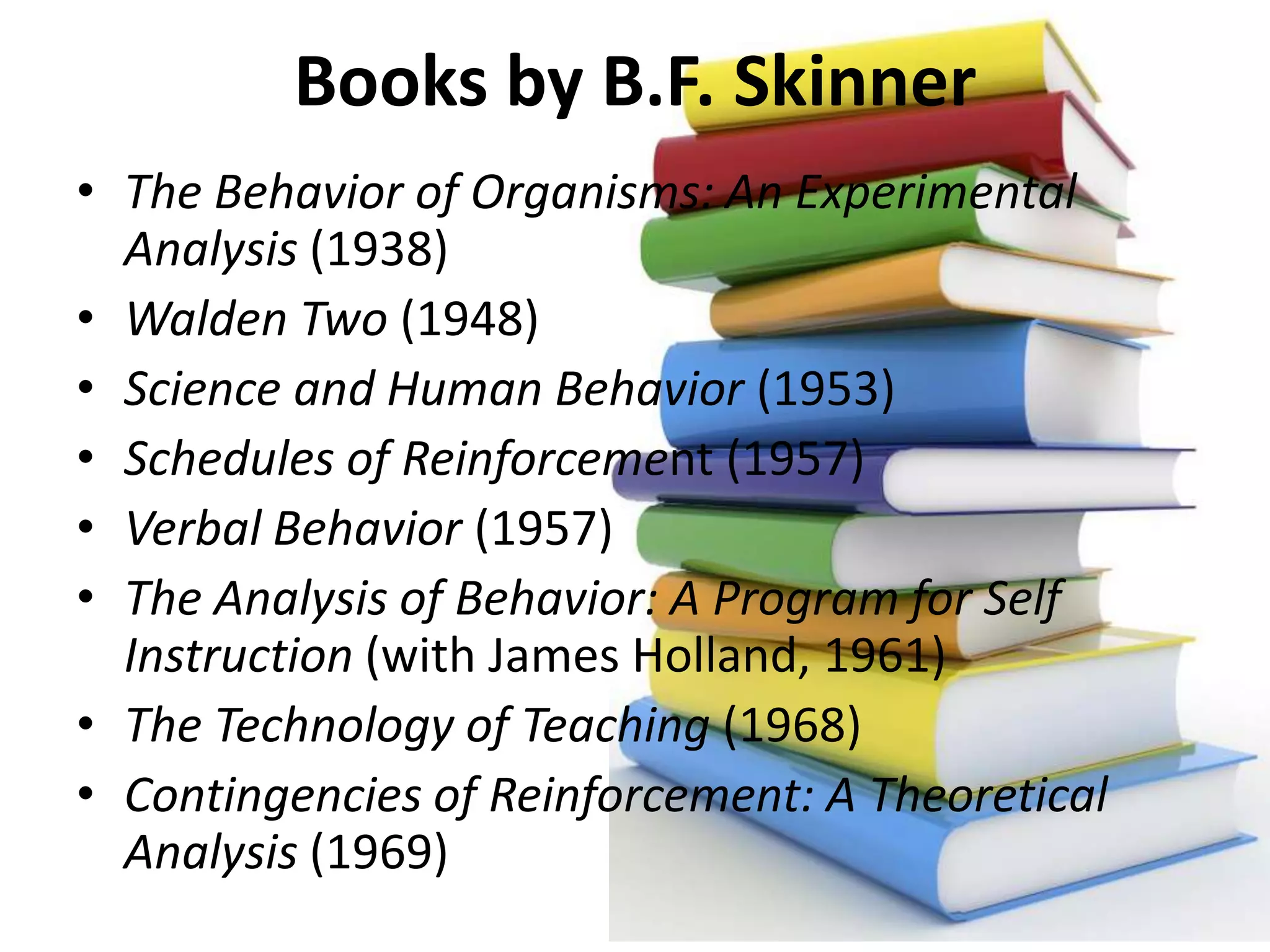 Learning Prinicples by B. F. Skinner | PPTX