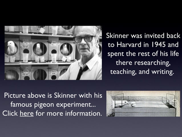 B. F. Skinner PHSC 2014 | PPT