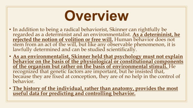 Skinner | PPT