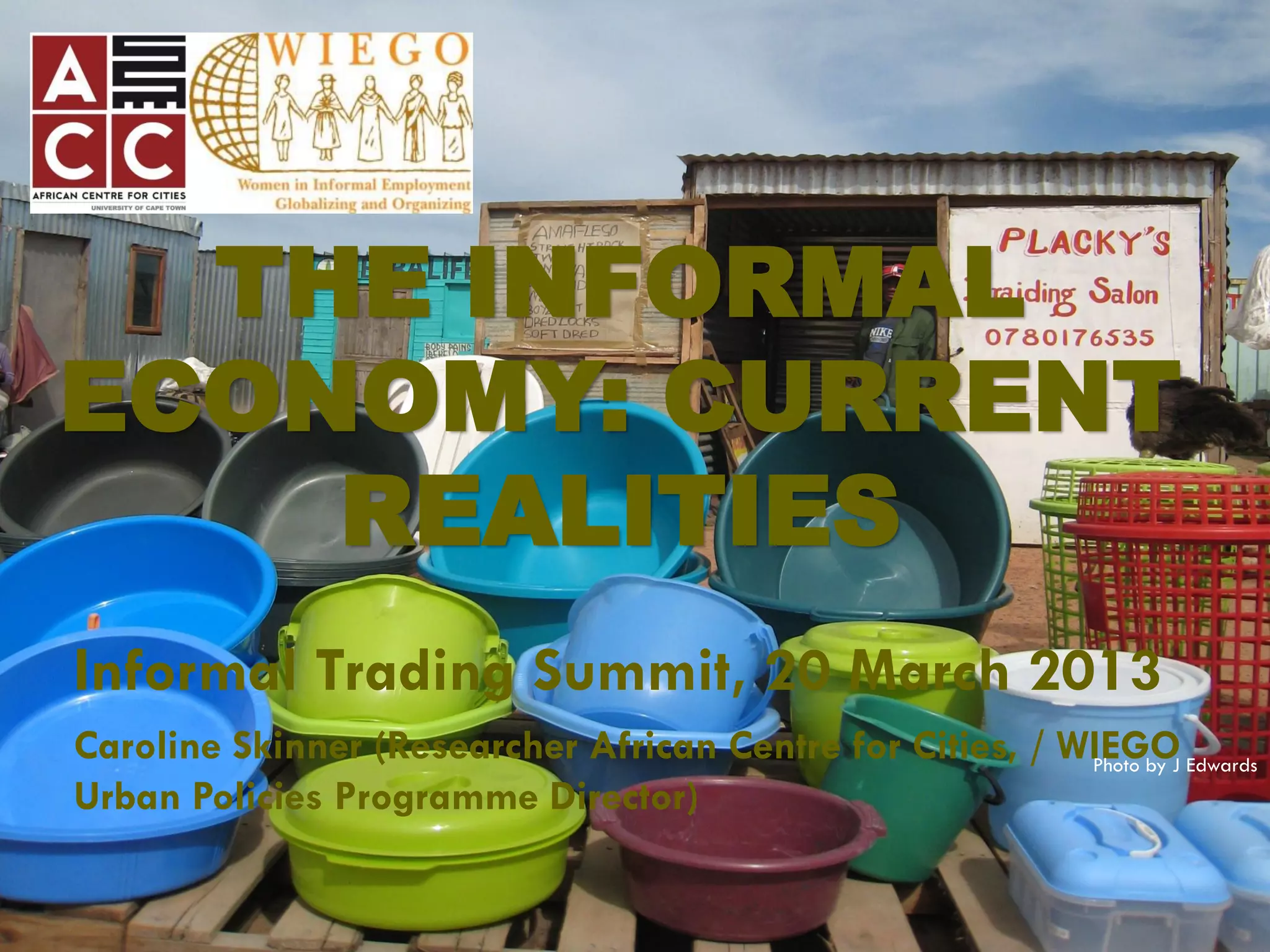 The Informal Economy: Current Realities | PDF