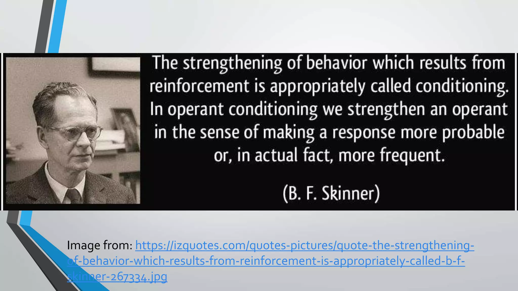 OPERANT CONDITIONING - SKINNER | PPTX