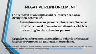 OPERANT CONDITIONING - SKINNER | PPTX