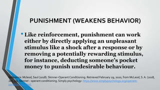 OPERANT CONDITIONING - SKINNER | PPTX