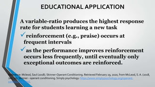 OPERANT CONDITIONING - SKINNER | PPTX
