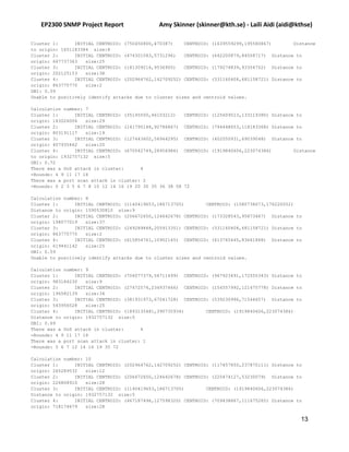 SNMP Project: SNMP-based Network Anomaly Detection Using Clustering | PDF