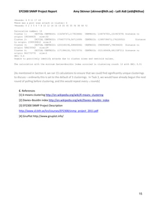 SNMP Project: SNMP-based Network Anomaly Detection Using Clustering | PDF