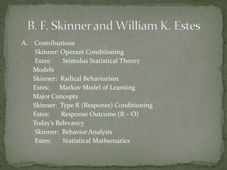 Skinner and estes | PPTX