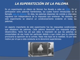 Exposición de skinner | PPTX