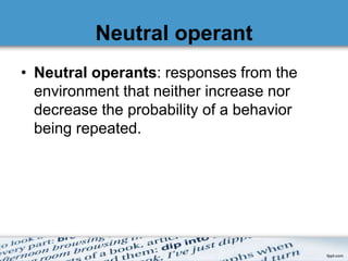 Skinner learning theory | PPTX