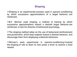 Skinner operant conditioning | PPT