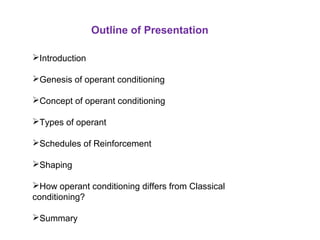 Skinner operant conditioning | PPT