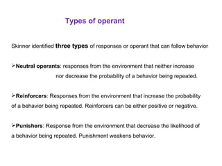 Skinner operant conditioning | PPT