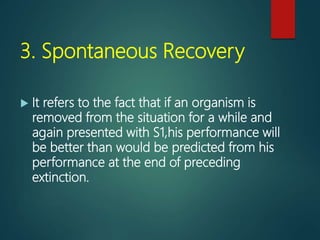 Operant Conditioning : Behavioral theory (B.F.SKINNER THEORY) | PPTX