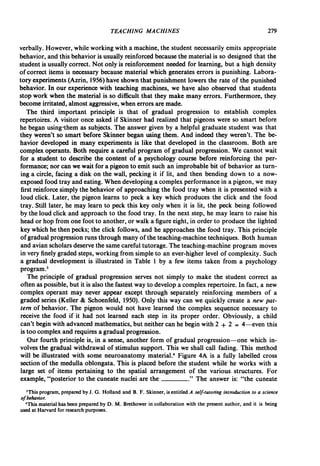 Skinner teaching machine | PDF