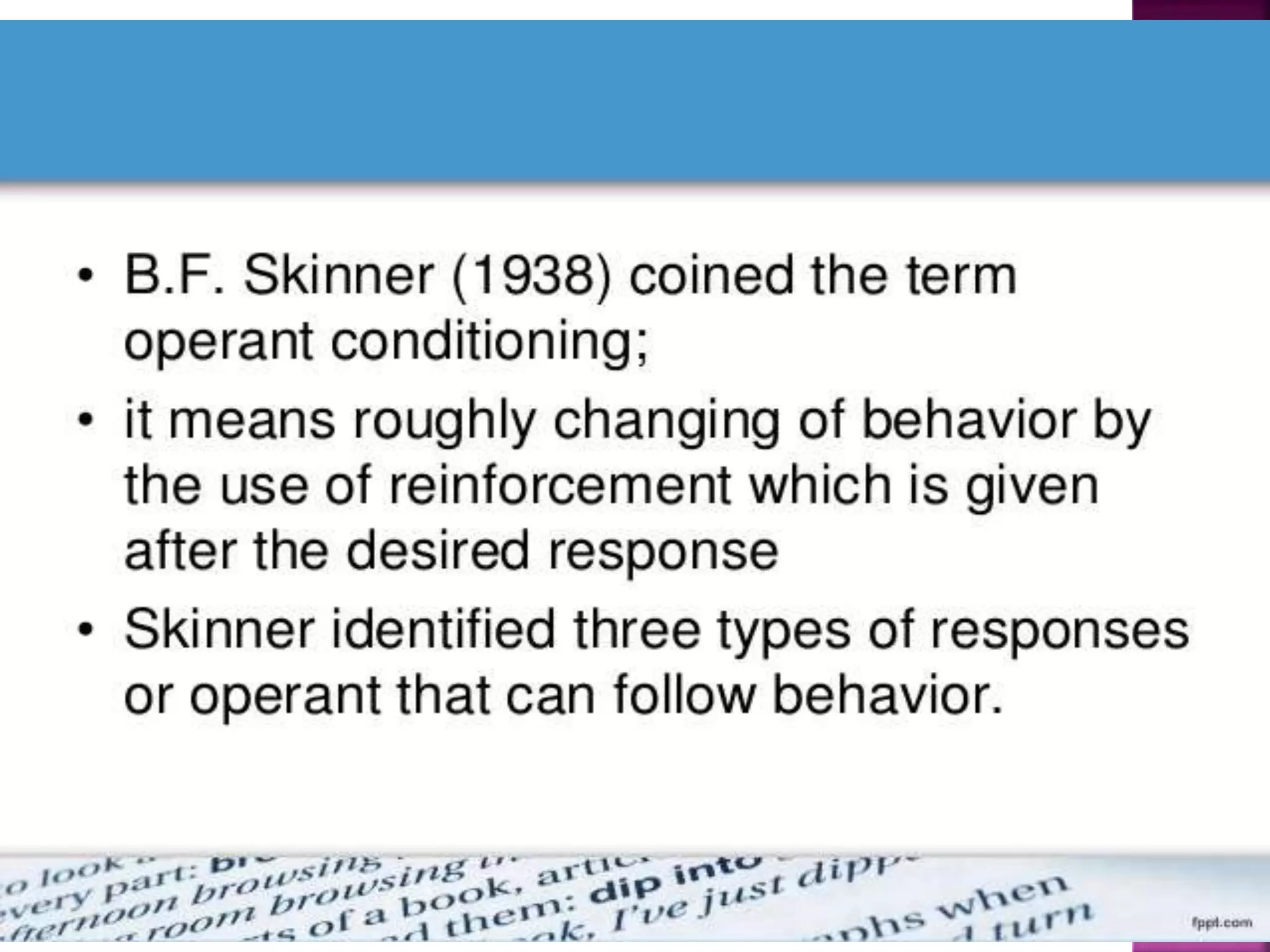Skinner theory | PPT