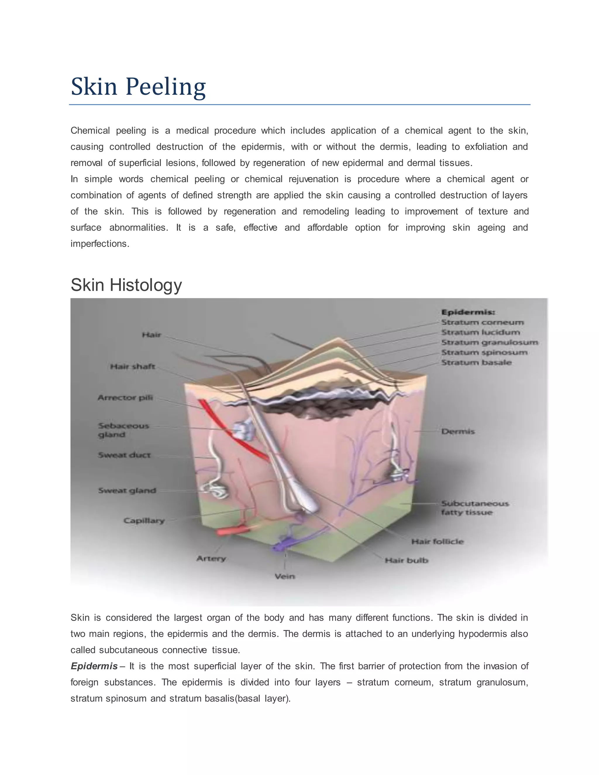 Complete Guide Of Skin Peeling Treatment For Skin | DOCX