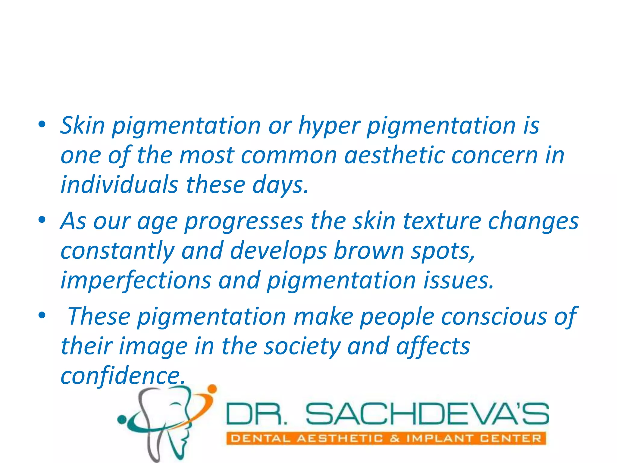 Skin pigmentation | Skin Pigmentation Disorders | PPTX