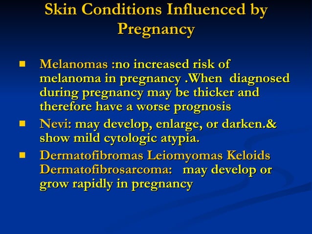 Skin & pregnancy | PPT