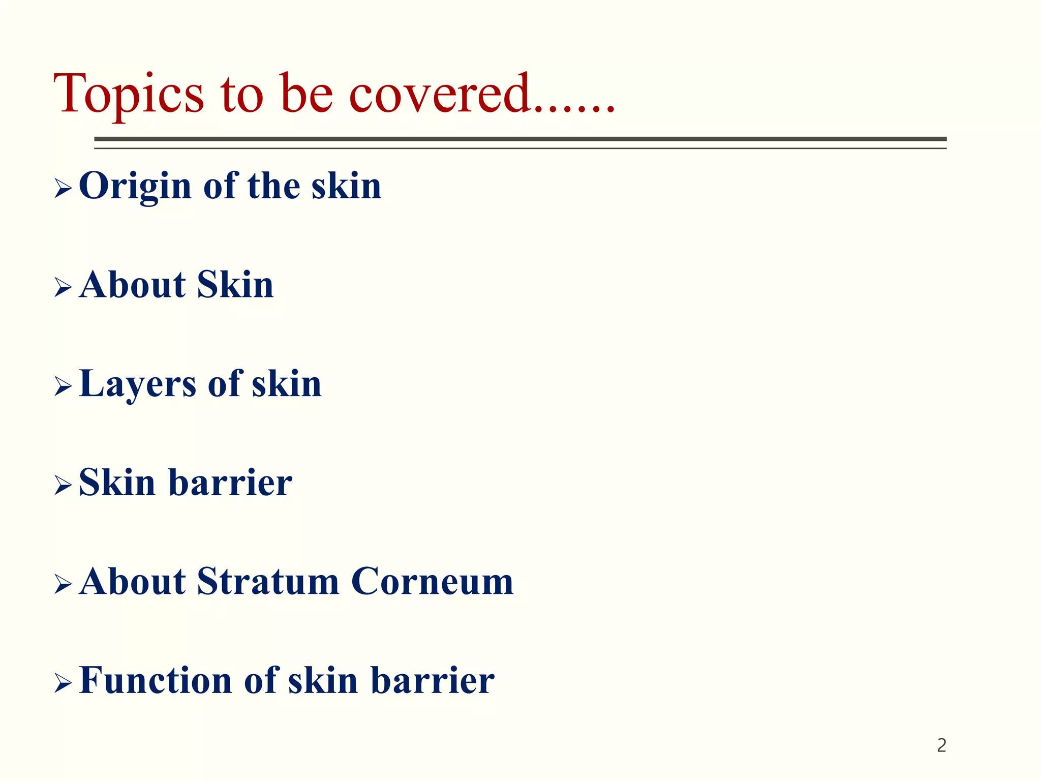 Skin presentation | PPTX