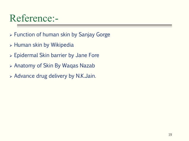 Skin presentation | PPTX