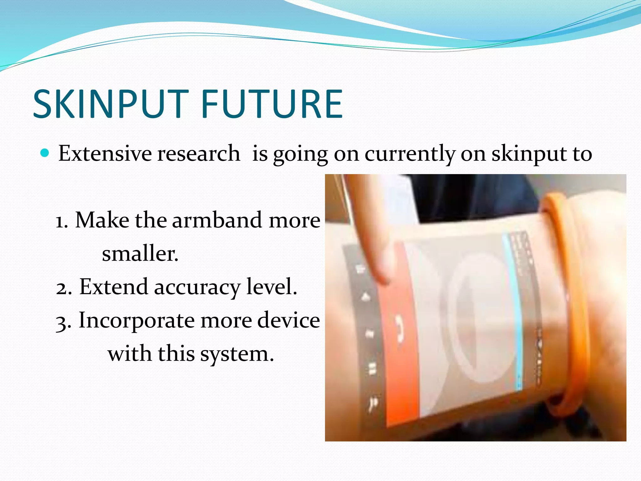 Skinput technology | PPTX