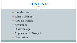 Skinput Technology | PPT