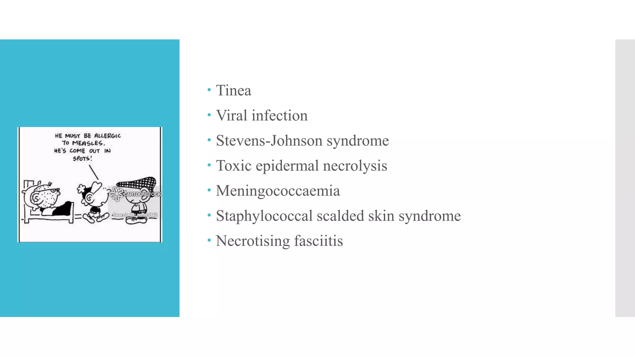 Skin rashes red flag symptoms | PPTX