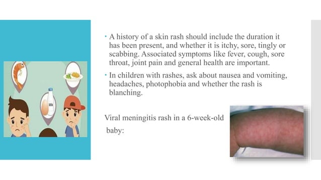 Skin rashes red flag symptoms | PPTX