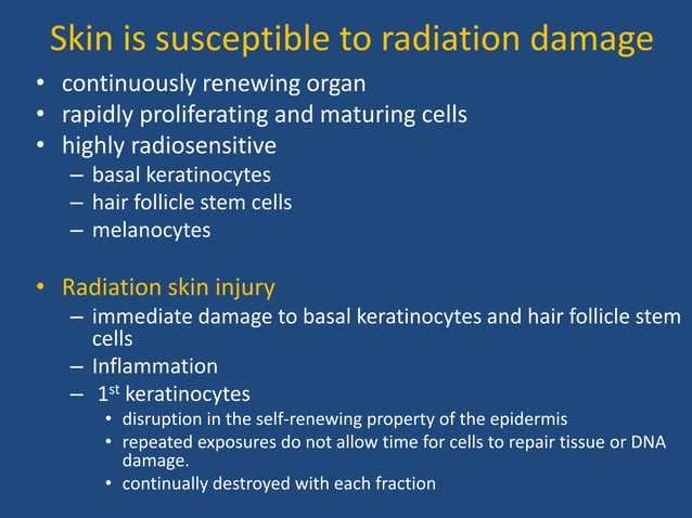 Radiotherapy and Skin reaction | PPTX