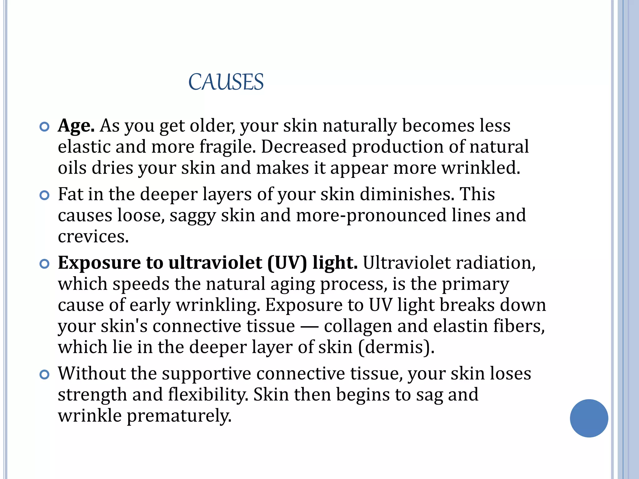 Skin relating problems in cosmetics | PPTX