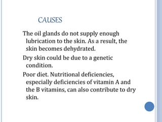 Skin relating problems in cosmetics | PPTX