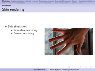 Physically based skin rendering | PDF