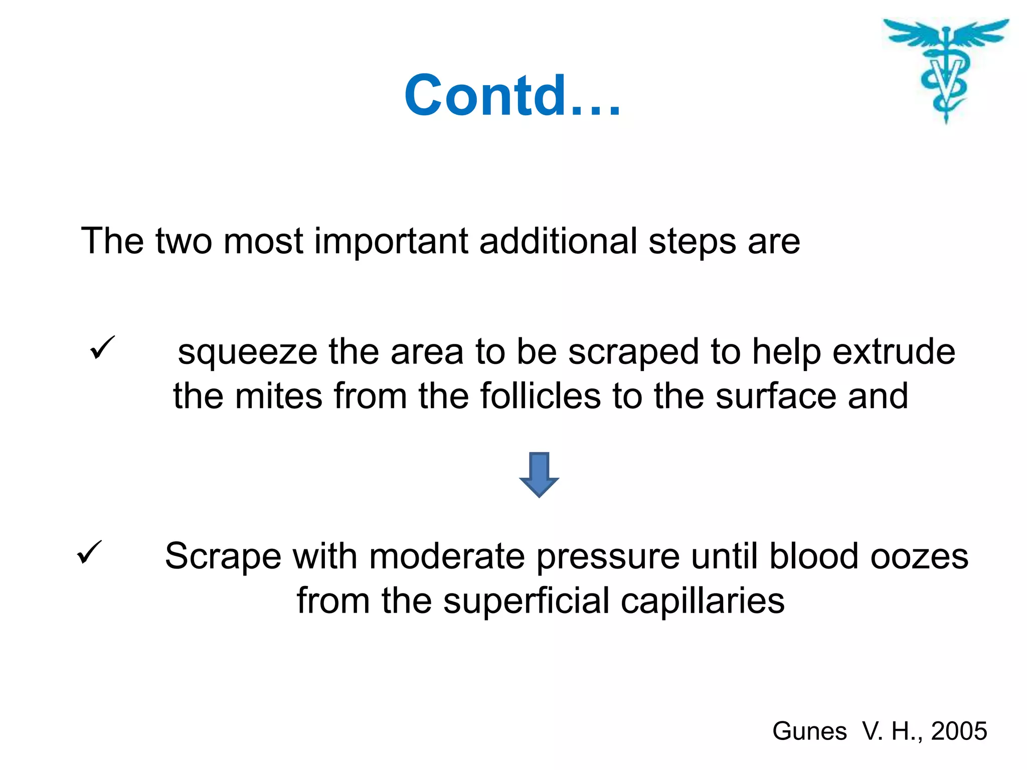 Skin scraping test | PPTX