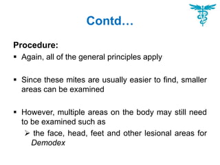 Skin scraping test | PPTX