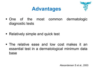 Skin scraping test | PPTX