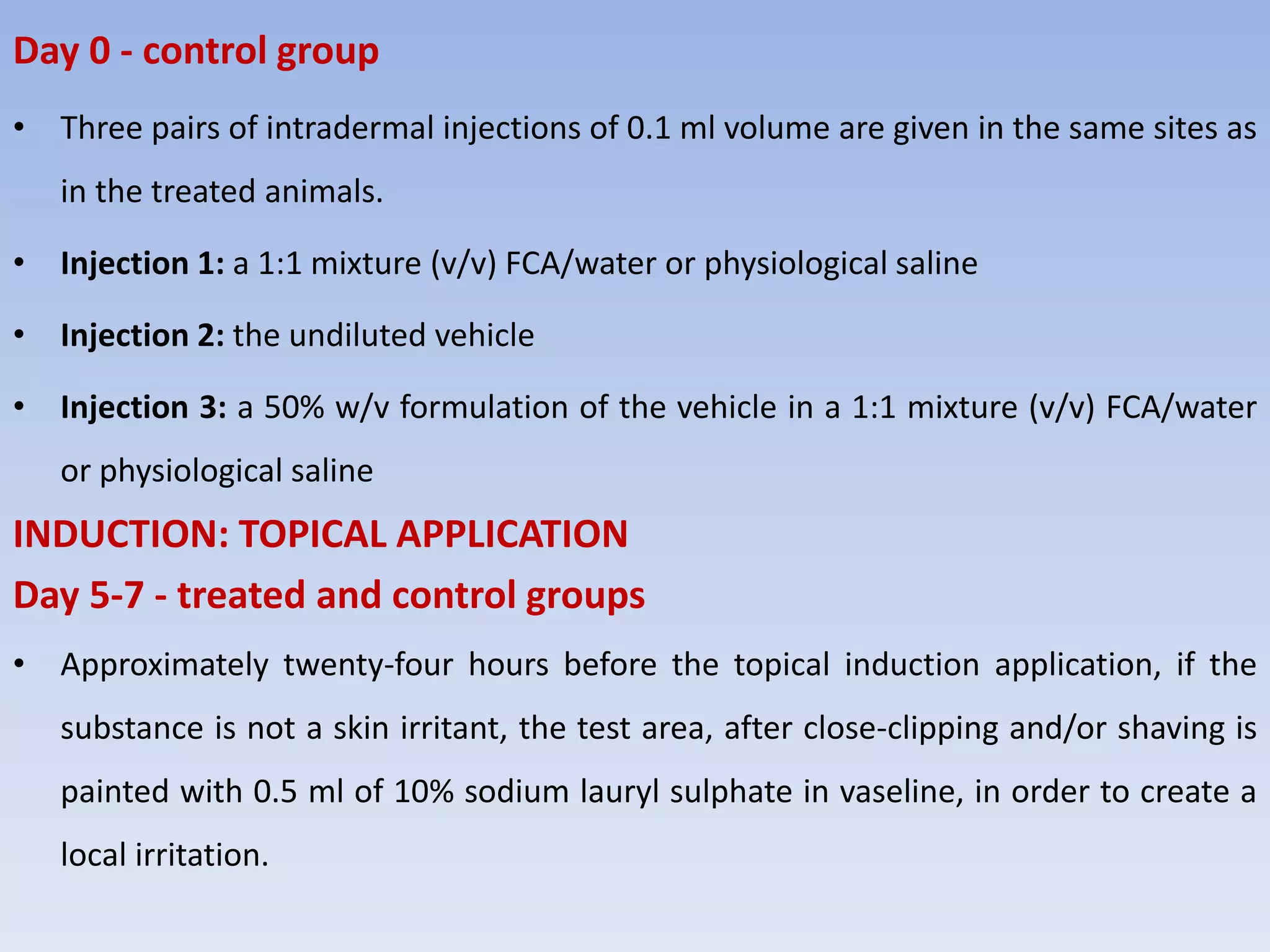 Skin sensitisation (OECD: 406). | PPTX