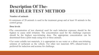 Skin sensitisation, OECD Test guideline 406 .pptx