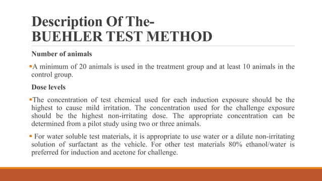 Skin sensitisation, OECD Test guideline 406 .pptx