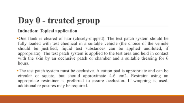 Skin sensitisation, OECD Test guideline 406 .pptx