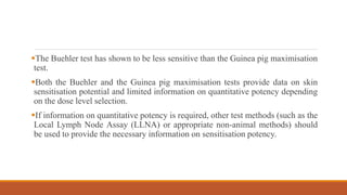 Skin sensitisation, OECD Test guideline 406 .pptx