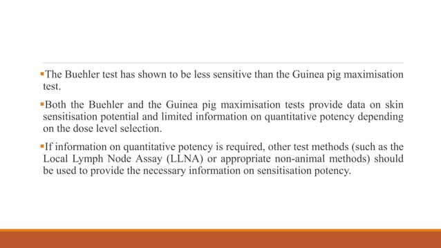 Skin sensitisation, OECD Test guideline 406 .pptx