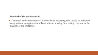 Skin sensitisation, OECD Test guideline 406 .pptx