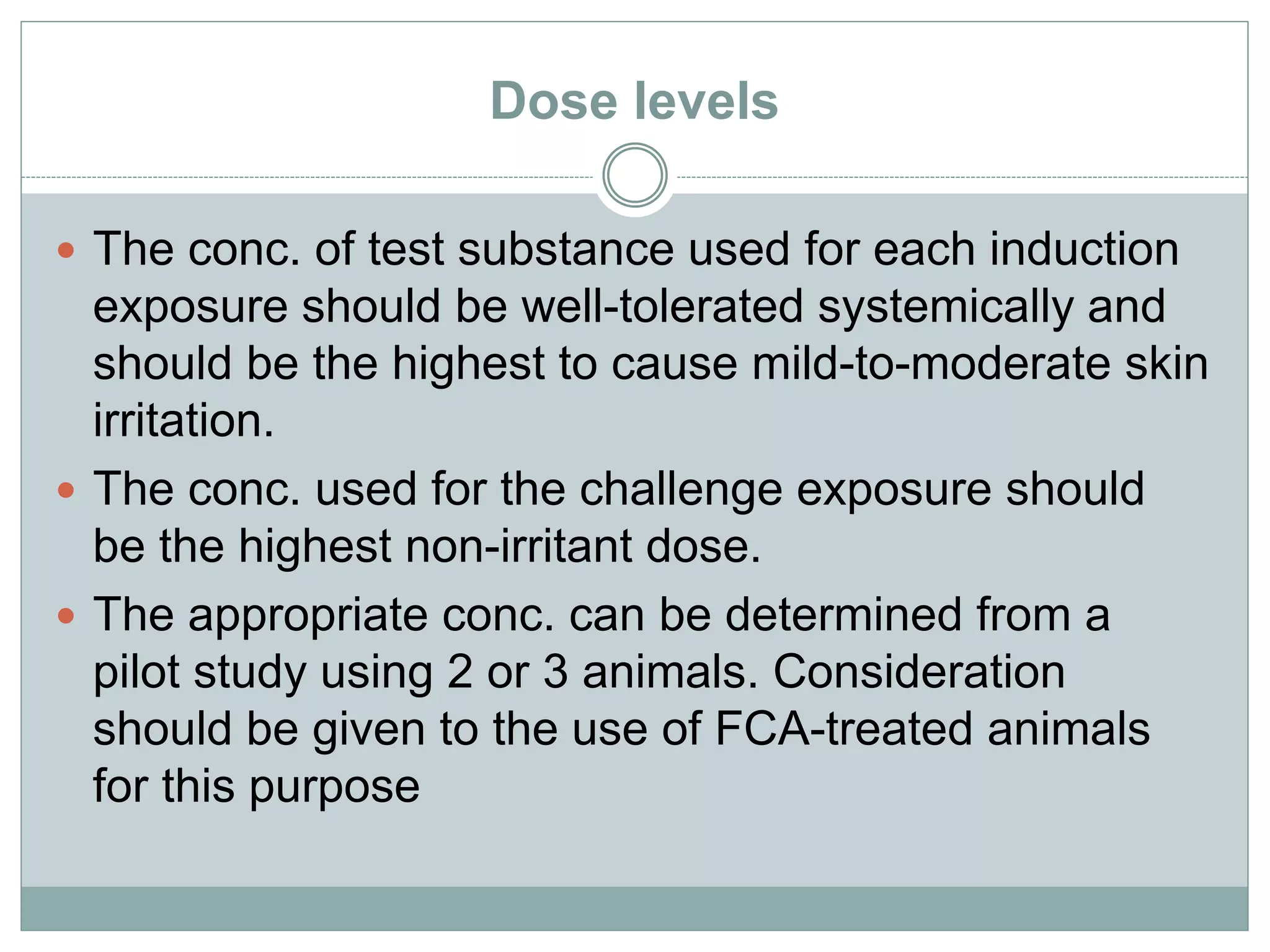 Skin sensitization test (oecd 406) | PPTX