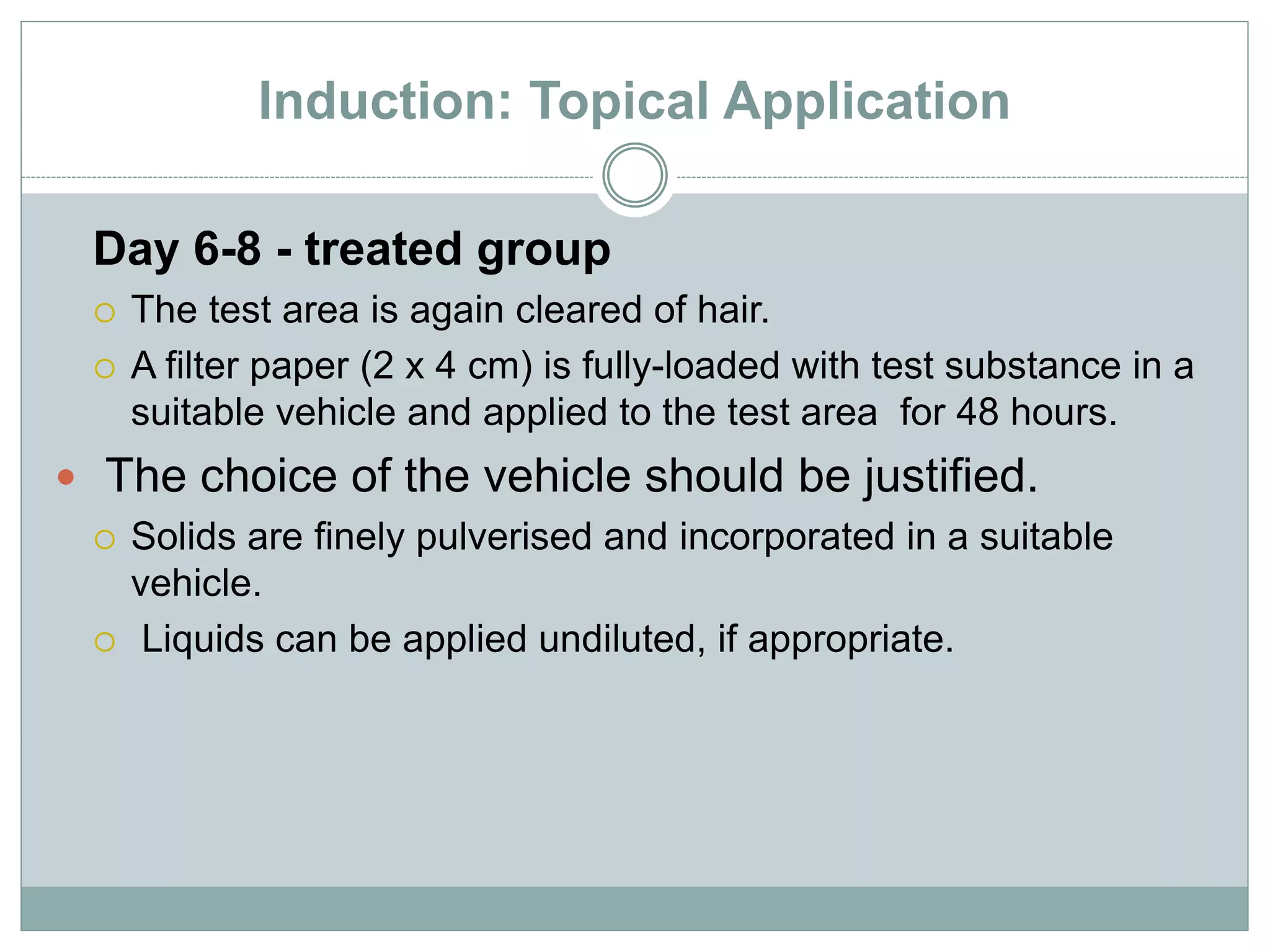 Skin sensitization test (oecd 406) | PPTX
