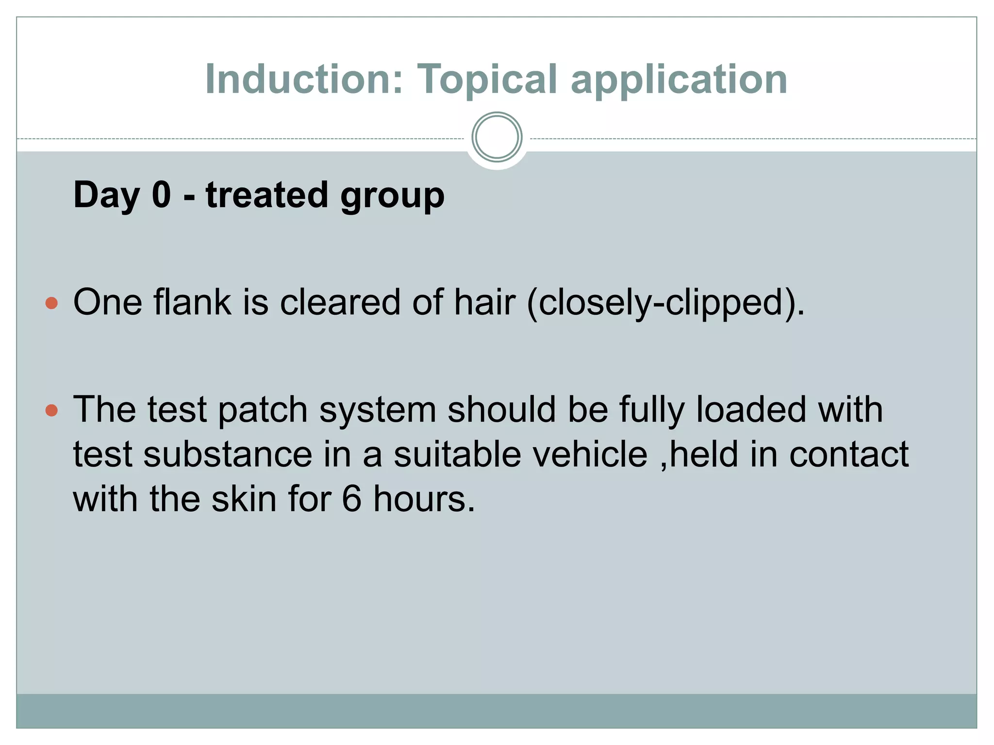 Skin sensitization test (oecd 406) | PPTX