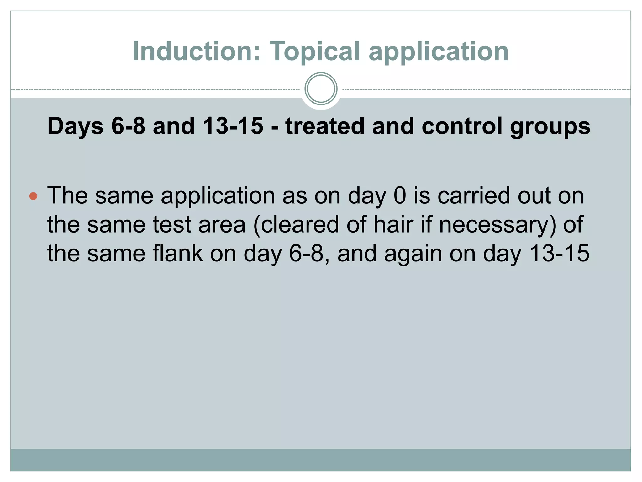 Skin sensitization test (oecd 406) | PPTX