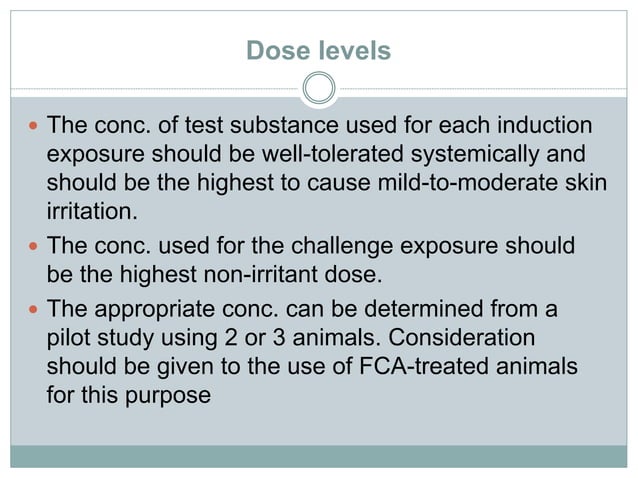 Skin sensitization test (oecd 406) | PPTX | First Aid | Injuries