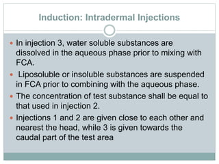 Skin sensitization test (oecd 406) | PPTX